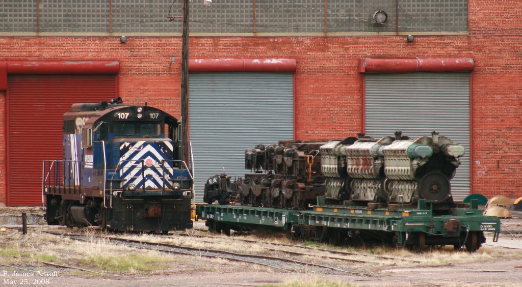 MRL 107 GP9 sitting to close to its own possible fate